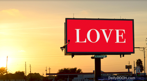 DailyDOOH » Blog Archive » Love On Every Billboard